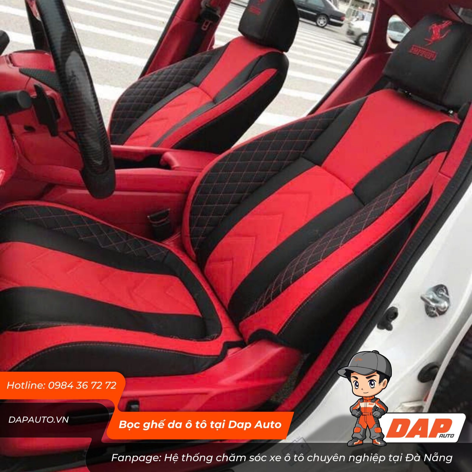 Bọc ghế da ô tô VinFast VFe34: Bảng giá & hình ảnh thực tế - DAP Auto